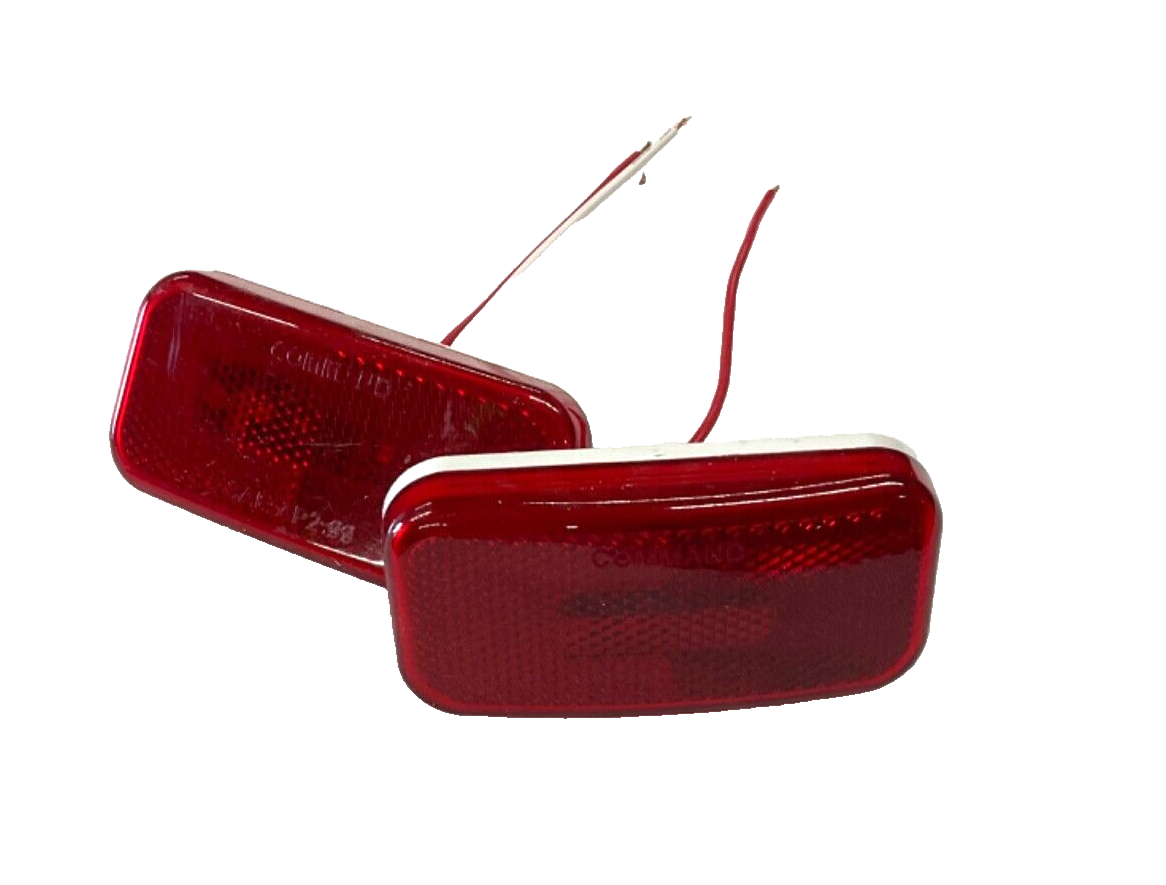 2 PACK Command SAE-AP2-00 Clearance or Side Marker Trailer Light Red L