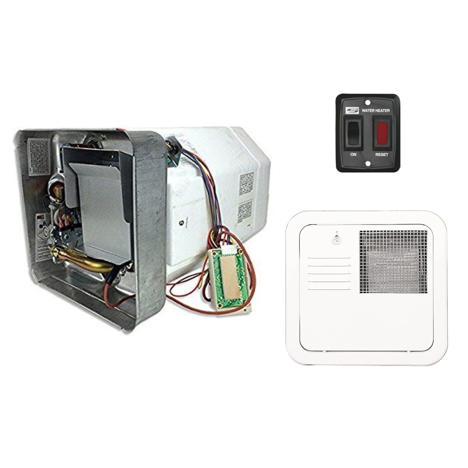 Suburban SW6D 5138 Propane LP RV Water Heater 6 Gallon W/ Door & Switc