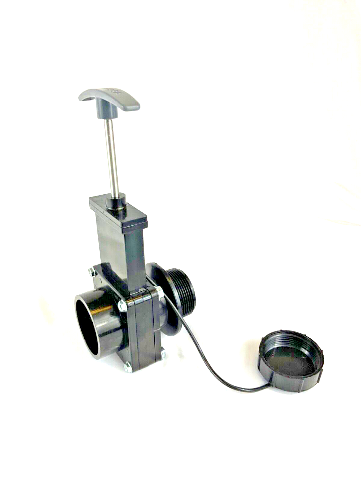 Valterra 1 1/2" RV Waste Dump Valve With Flange Gate Assembly (1008-1)