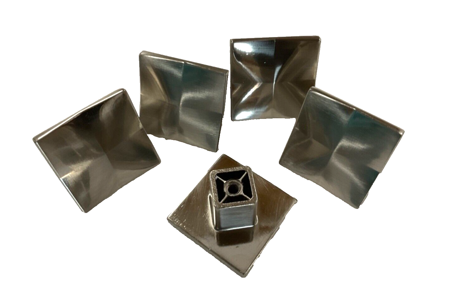 Decorite Zinc Die Cast Knob SN Finish 5Pack