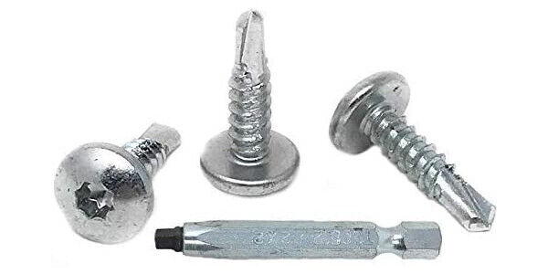 250 #10 x 3/4 Inch Self Tapping Sheet Metal Screws Double Square, #2 H