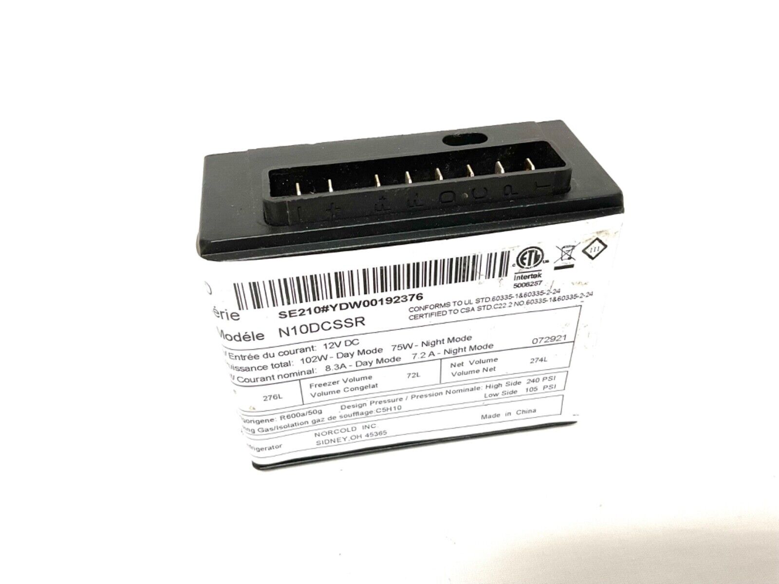 RV Norcold Refer Control Module Model N10DCSSR Power Board Camper/Trai