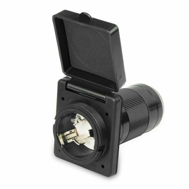 RV INTERTEK MARINE SHORE POWER INLET RV129R 50A 125V/250V Travel Trail