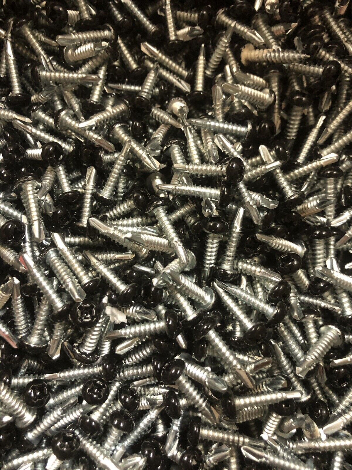 100 - #8 X 1" Black Self Tapping Pan Head Screws RV Trailer Camper Mot