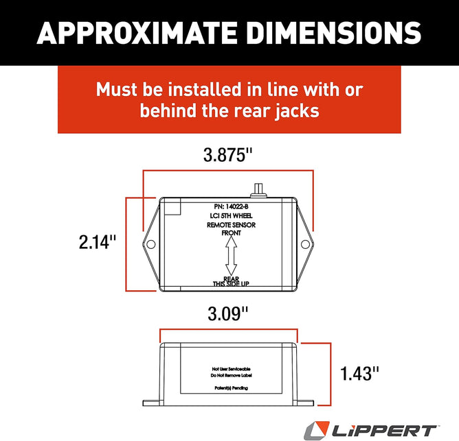 Lippert/LCI Fifth Wheel Remote Sensor 14022-B RV-Camper-Motorhome